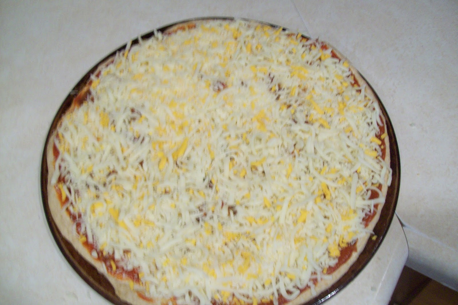 "So Licious!": Grilled Cheese and Bacon Pizza