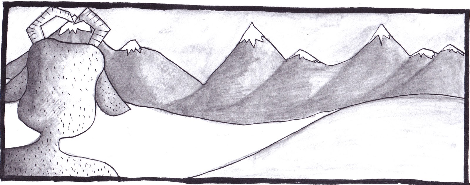 aj Illustrations: How the world began - Pan Gu and the Egg