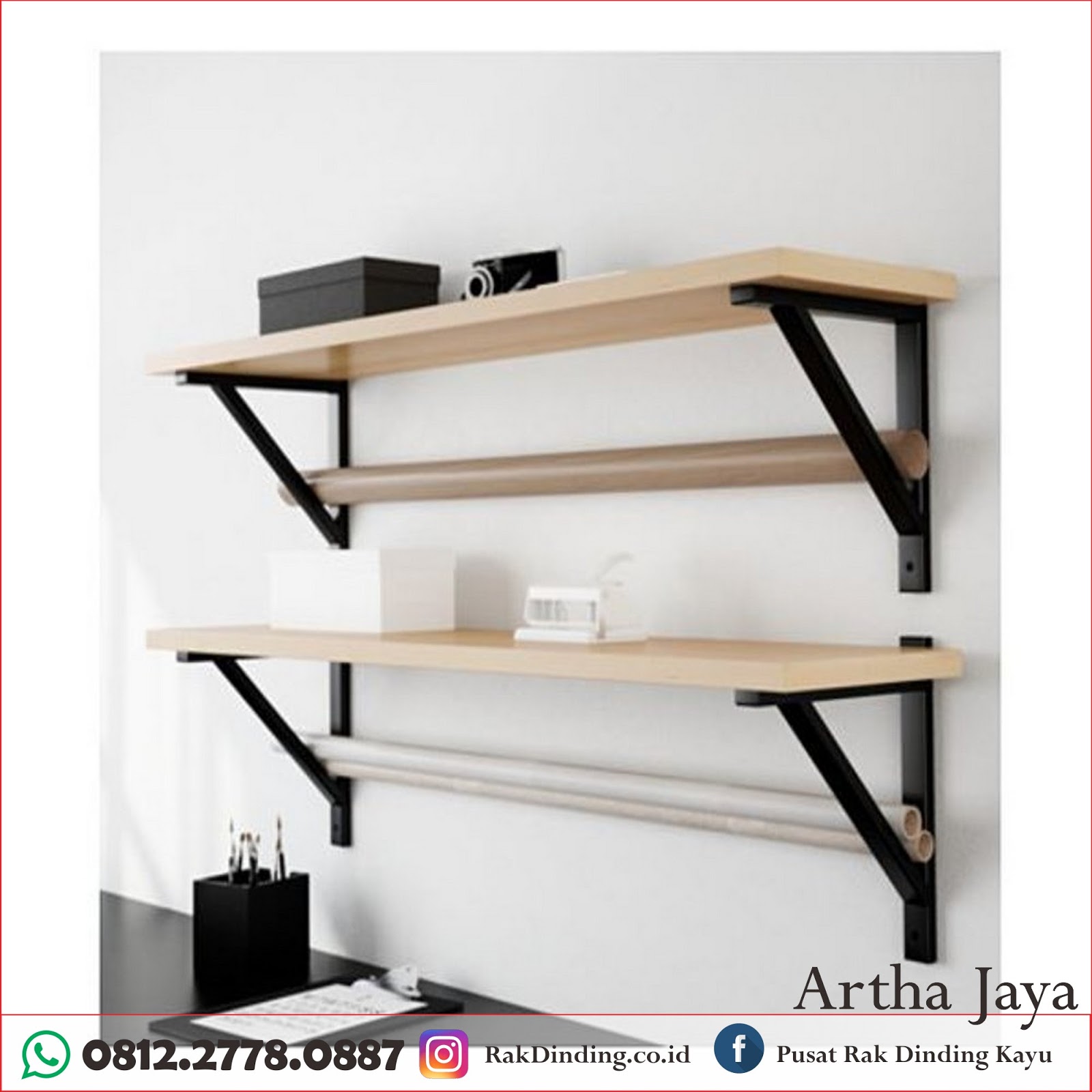 Rak Dinding Ambalan, Rak Dinding Dari Kayu, Rak Dinding Gantung, Rak ...