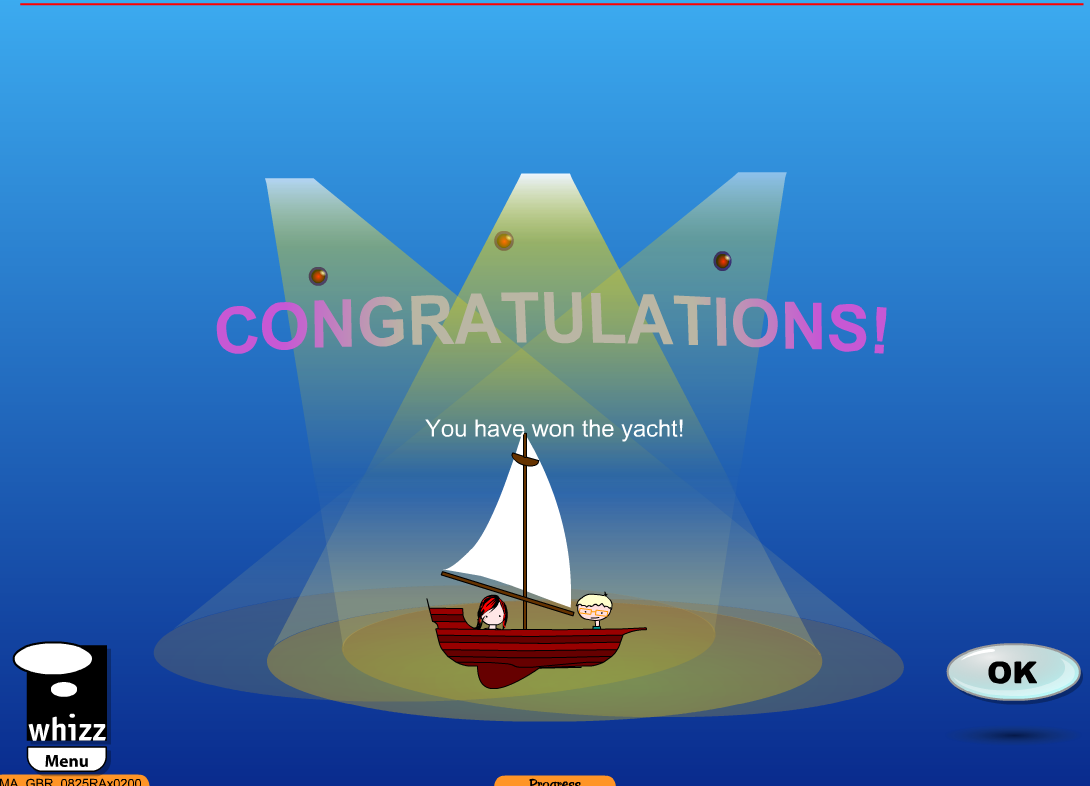 John : My latest results on Math Whizz By John