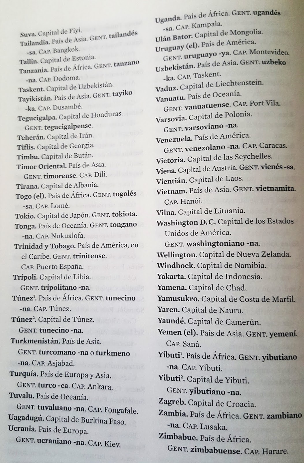 BLOG LENGUA CASTELLANA Y LITERATURA : Gentilicios del mundo