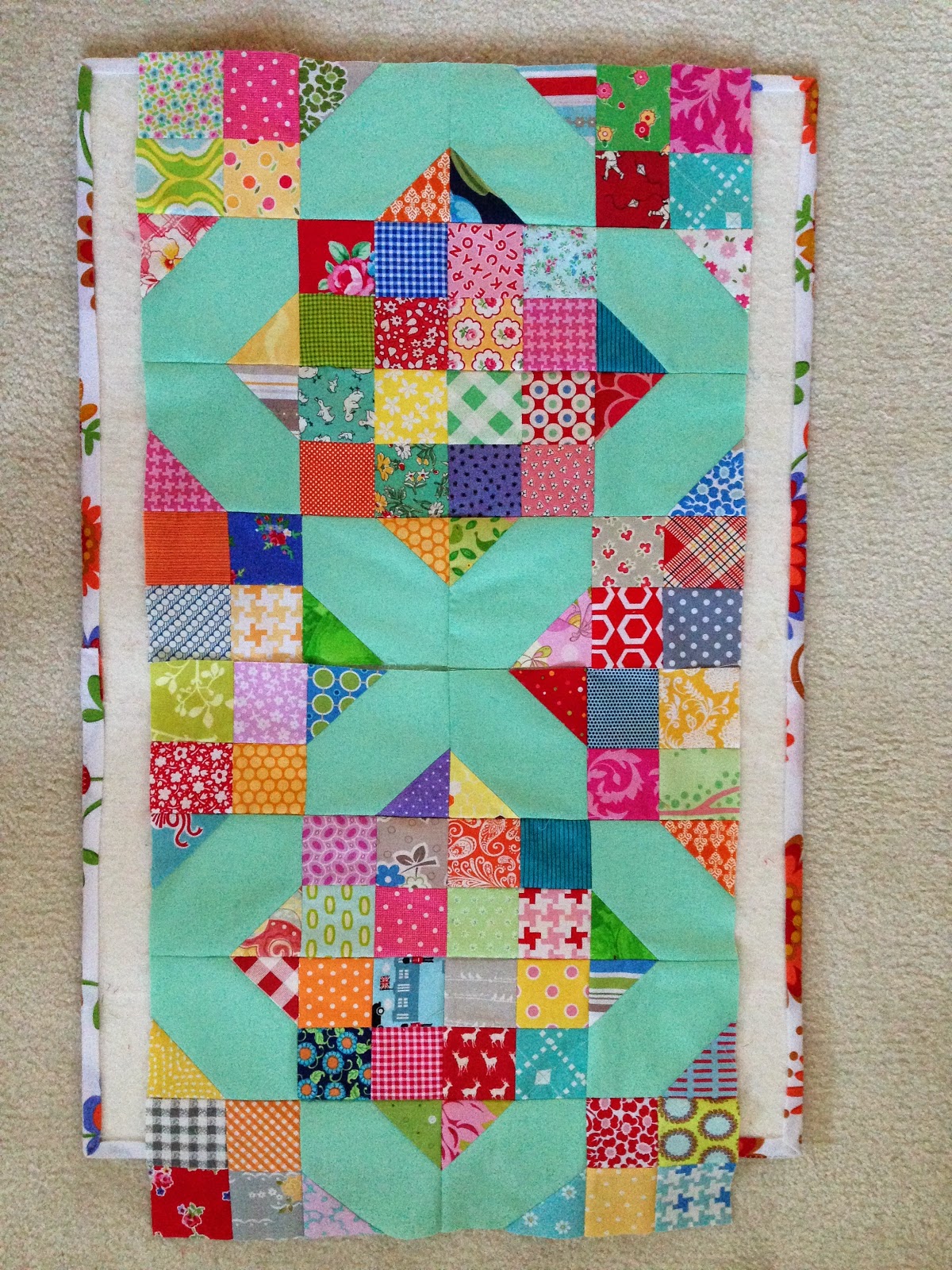 dream quilt create: Scrappy Cross Roads Block