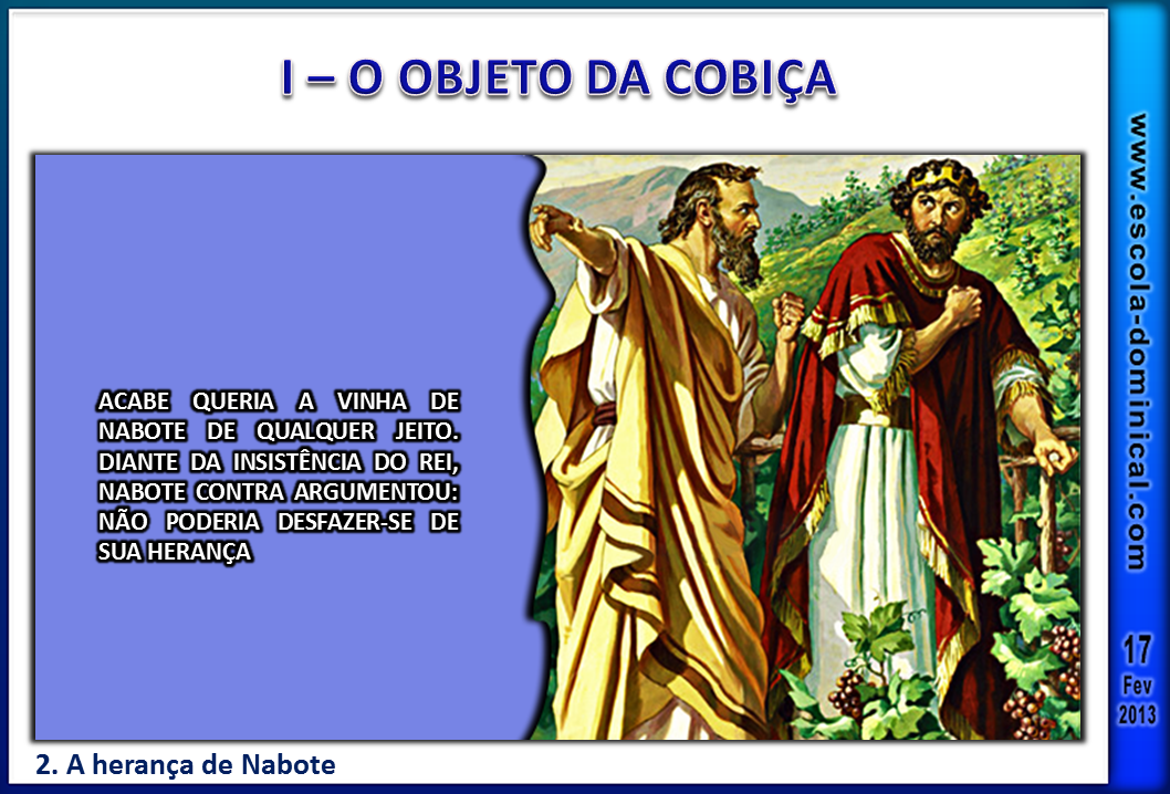 Porque Deus Permitiu A Morte De Nabote - RETOEDU