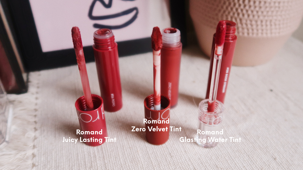 Romand Zero Velvet Tint 2020 F/W Series Review — Giselle Arianne