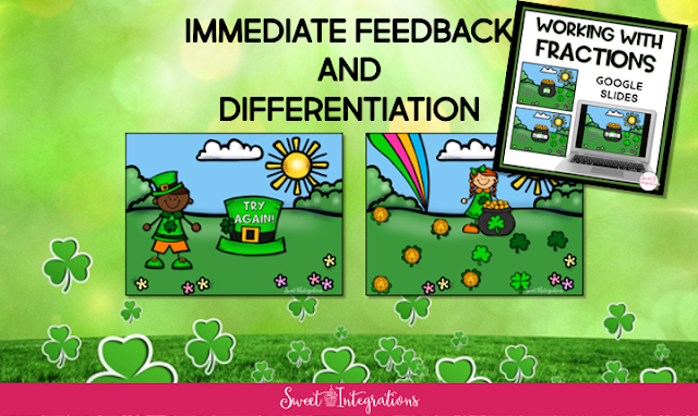 Celebrate St. Patrick's Day With Digital Fractions Activities | Sweet ...