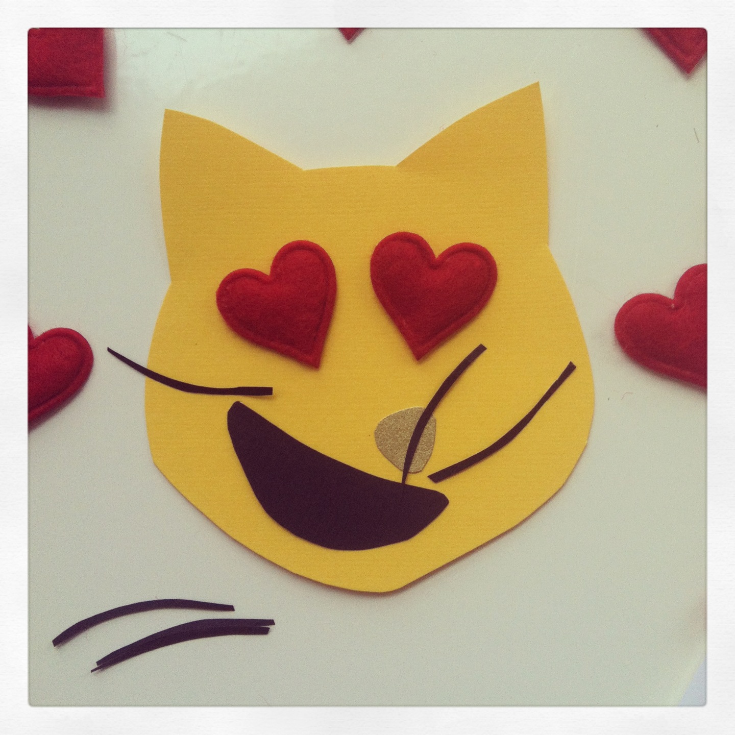 Catsparella: DIY Cat Emoji Valentine's Day Cards