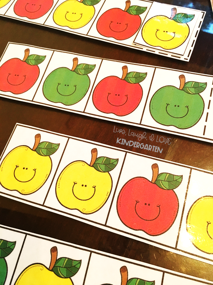 I created these pattern cards to start learning about patterns. We did ...