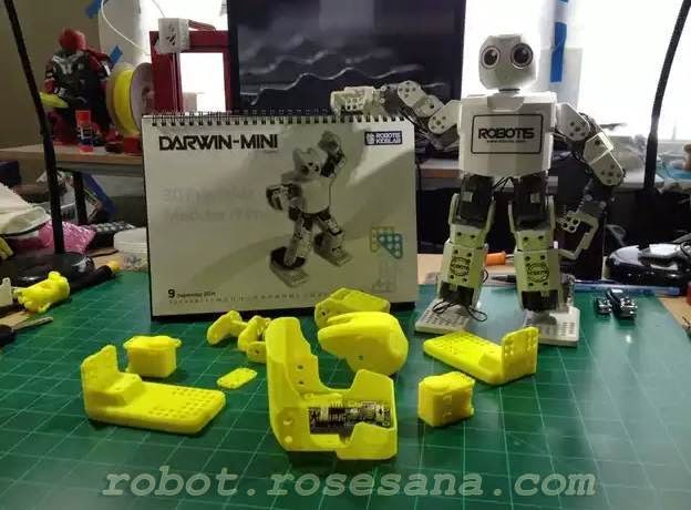 Robot Indonesia: Darwin-mini humanoid robot