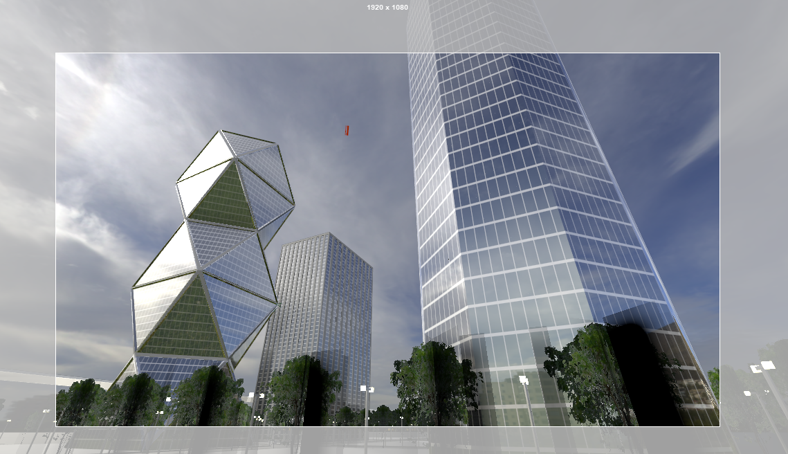 City Test Rendering: Look and style buildup