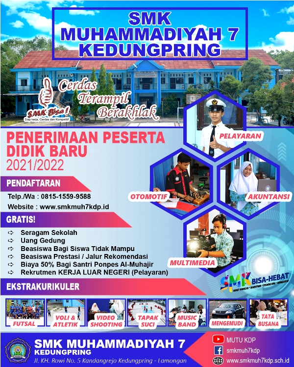 Penerimaan Peserta Didik Baru Telah Dibuka - SMK Muhammadiyah 7 ...