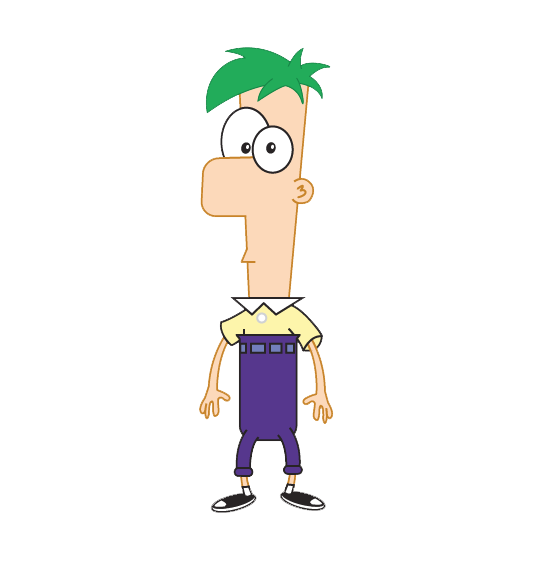 Cartoon Characters: Pack PNG Ferb