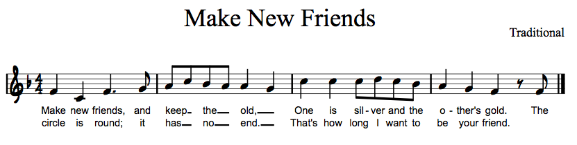 Songs About Friendship - Beth's Notes