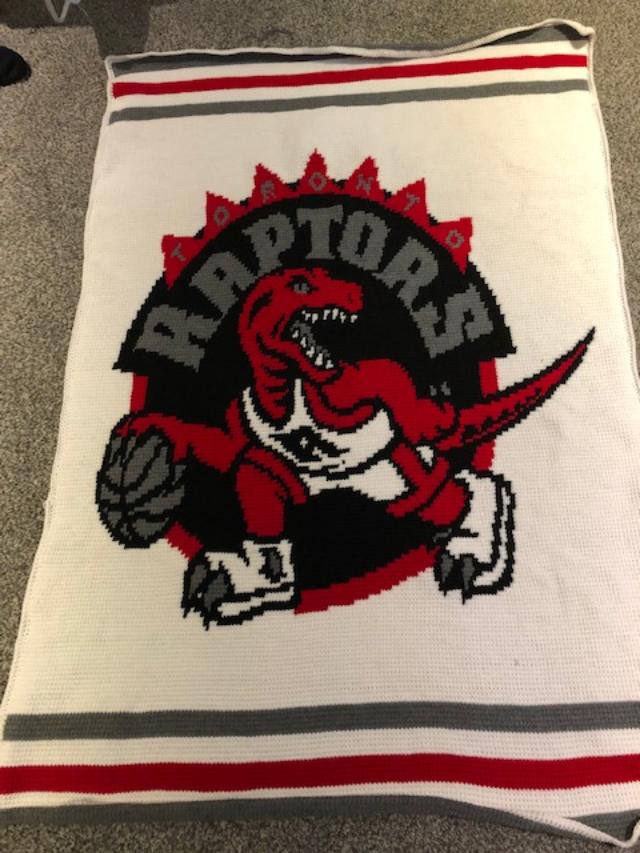 EASY PATTERNS: Toronto Raptors cross-stitch pattern