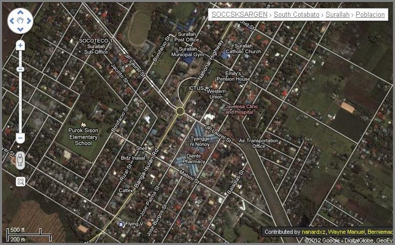 South Cotabato on Google Maps