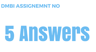 DMBI Assignment no 5 Answers - TEIT