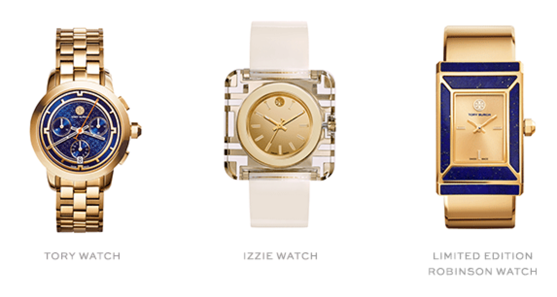 Political Style: Tory Burch: The Watch Collection
