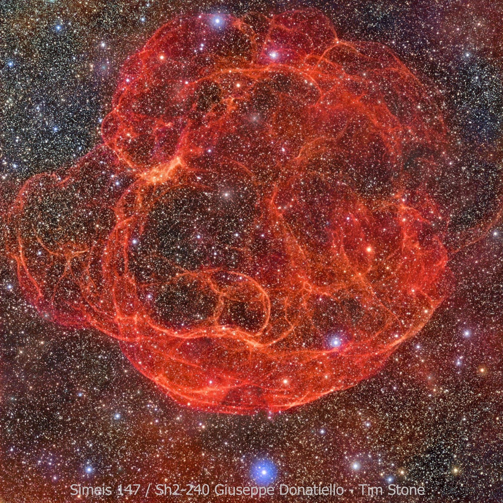 esplaobs: SUPERNOVA REMNANT SIMEIS 147: THE SPAGHETTI NEBULA Image ...