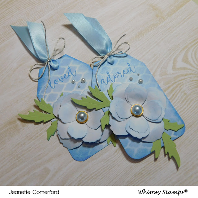 Happy Thoughts & Inkspots: Poppy Flower Tags