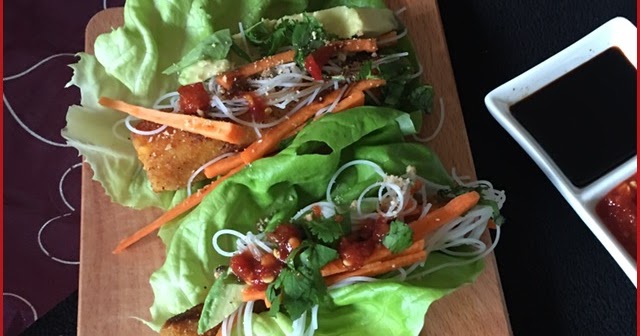 Fish Lettuce Wraps - From Sushma's Kitchen