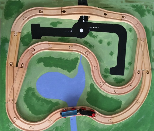 Simple DIY Wooden Train Track Table | Teddy Bears And Cardigans