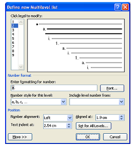 CARA MEMODIFIKASI MULTILEVEL LIST - Mengenal Microsoft Office 2010