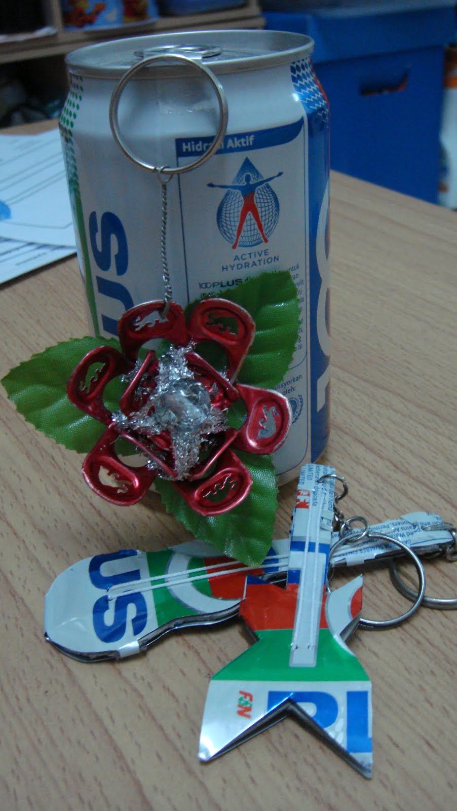 My story~ccc(^_^): Key chains made from recycled materials