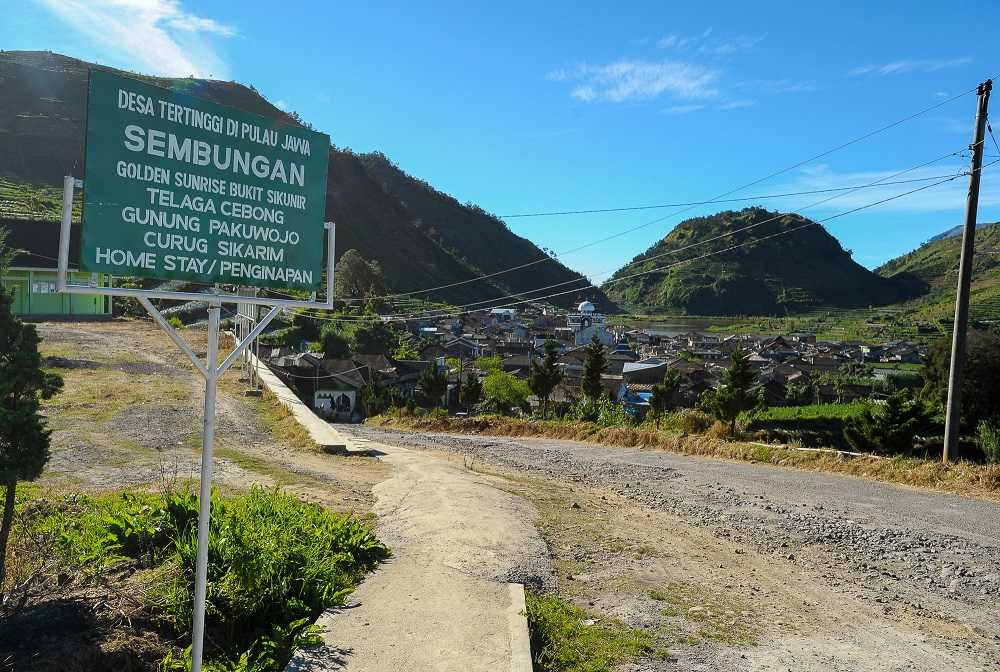 Gunung Sikunir, Desa Sembungan Dinobatkan Dengan Desa Tertinggi di ...