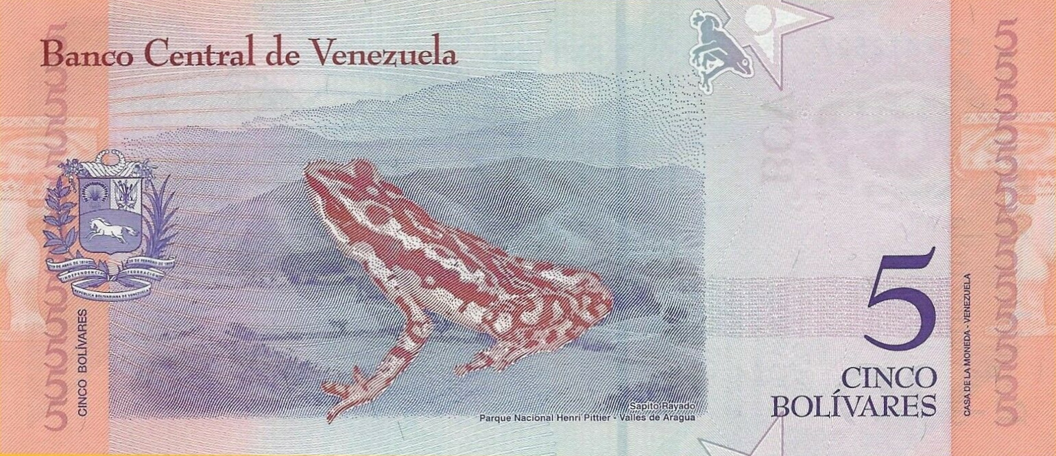 Bank Notes of the World: Bank note from Venezuela