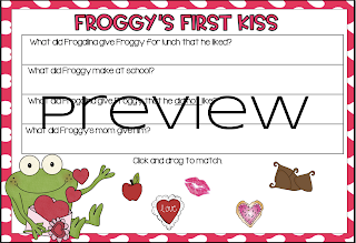 1st Grade Hip Hip Hooray!: Froggy's First Kiss...A Literary Companion