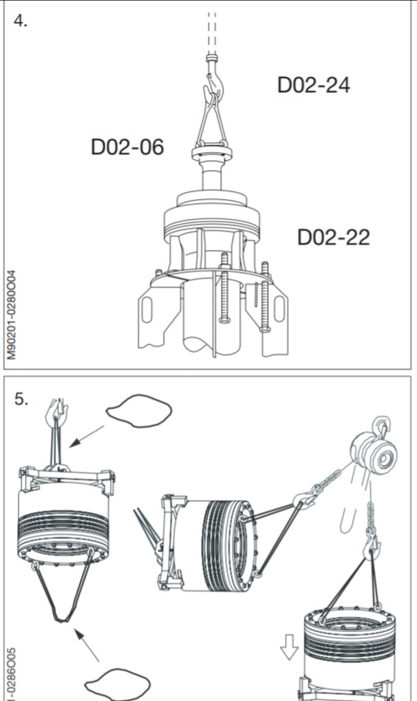 Marine Sea Time: OVERHAULING AND ASSEMBLY OF PISTON IN MAIN ENGINE ON SHIP