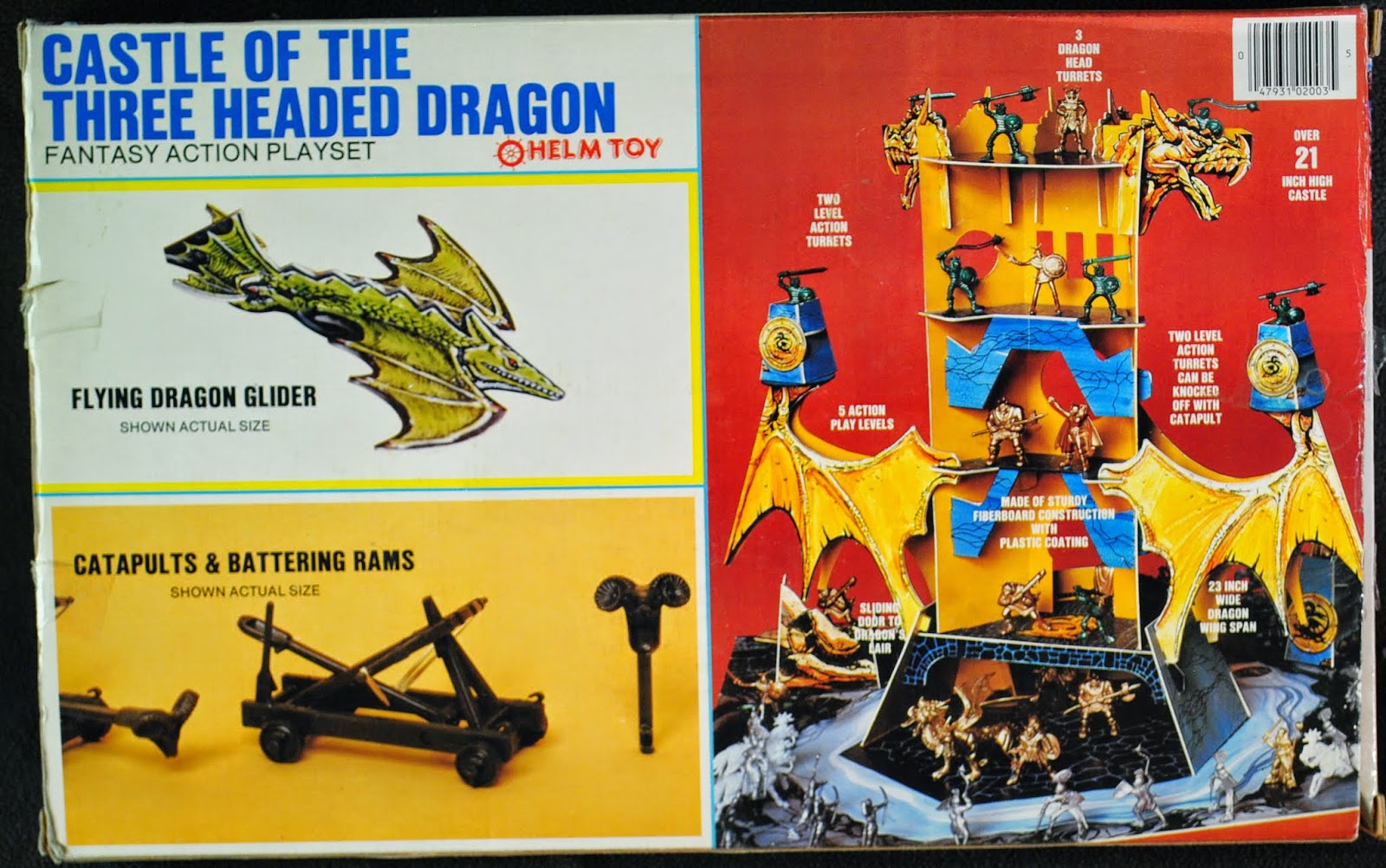 Fantasy Toy Soldiers: HELM TOY: Demon / Dragon / Wizard King Playsets