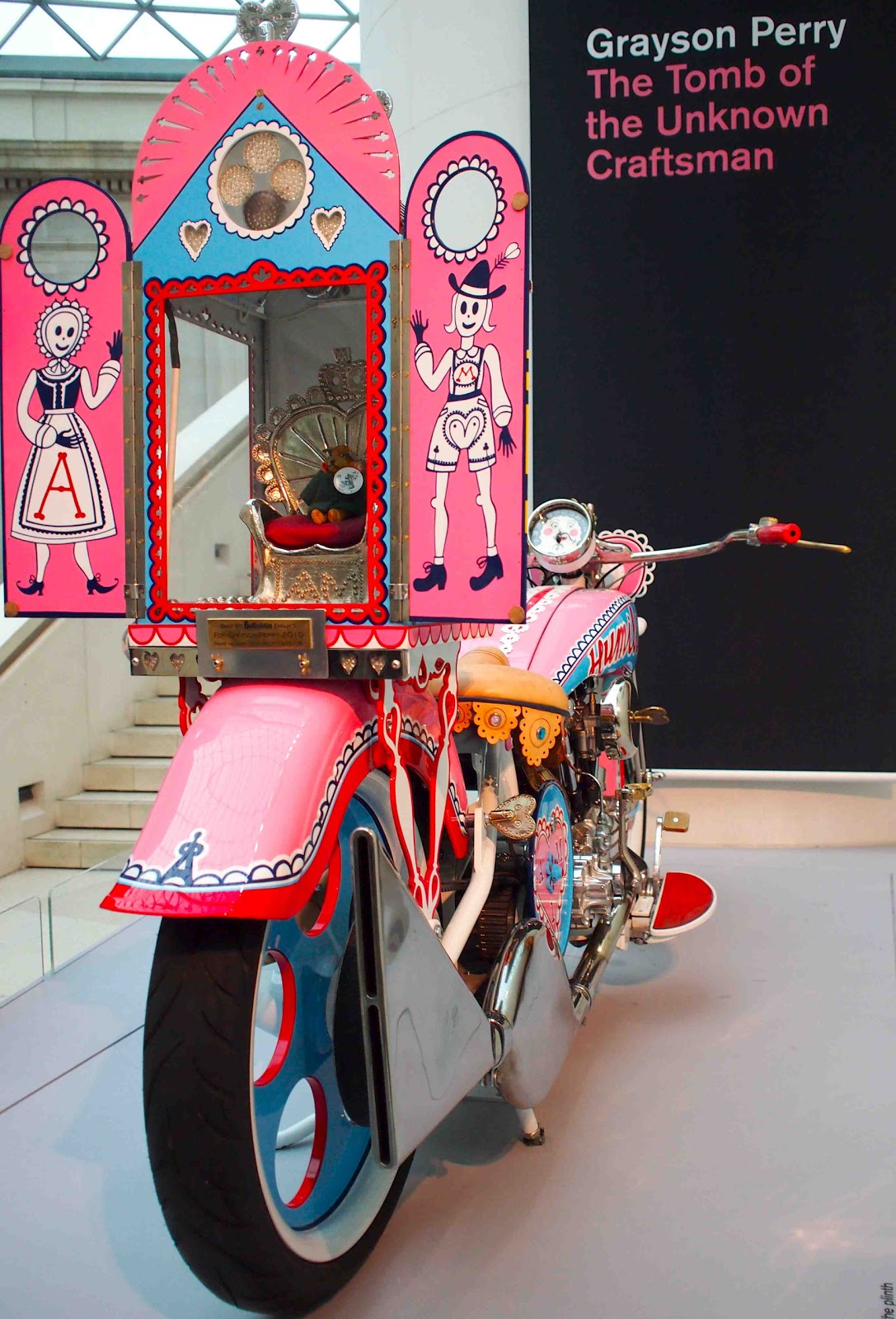Picture Motorcycle: GRAYSON PERRY AT THE BRITISH MUSEUM