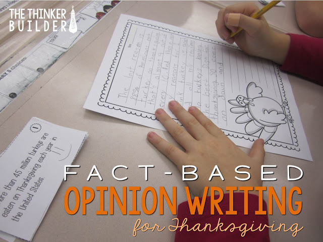 Who's Who and Who's New: Turkeys! Fact-Based Opinion Writing