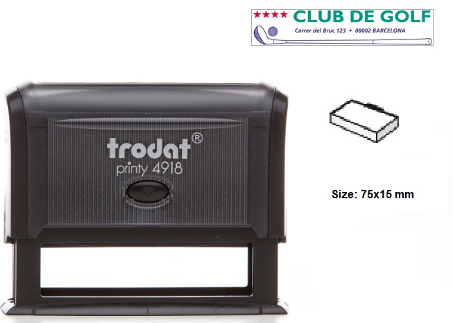 Self Inking Auto rubber stamp seal | 4918