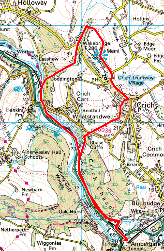 Journeys on Foot: Ambergate to Crich Stand
