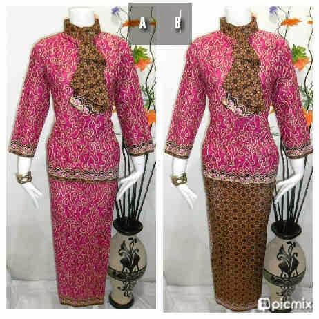 Baju Batik Setelan Rok Blouse Terbaru - Baju Batik Modern Dan Terbaru