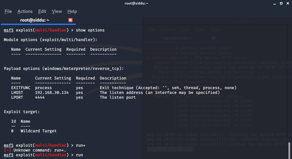 Payload Generation using Metasploit Framework Payload Generation using Metasploit Framework