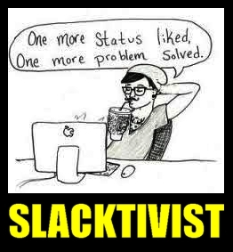 Mal's Gherkin Pram: "Slacktivism" - Is That Really Helpful?