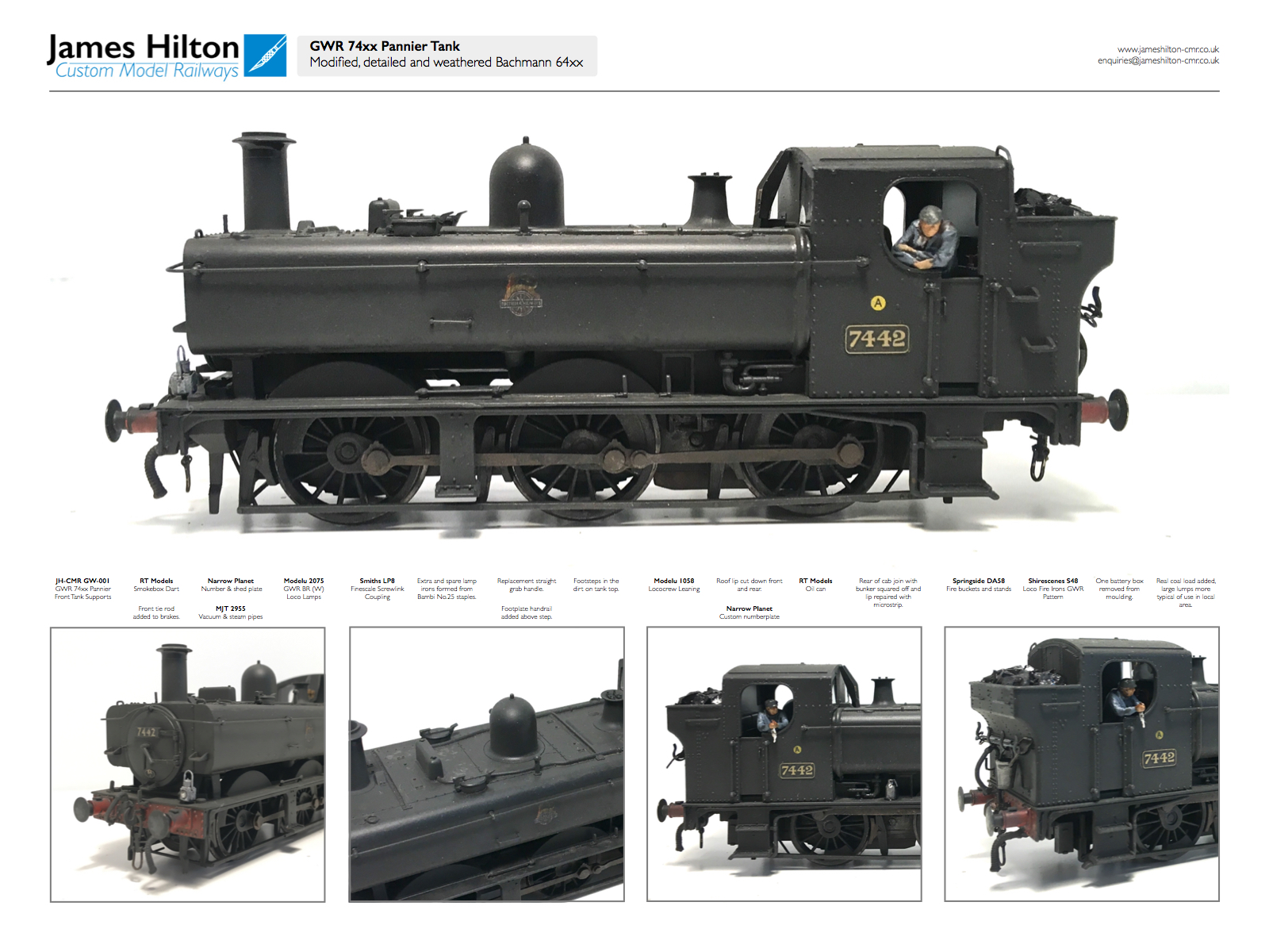 Poster: GWR 74xx Pannier Tank...