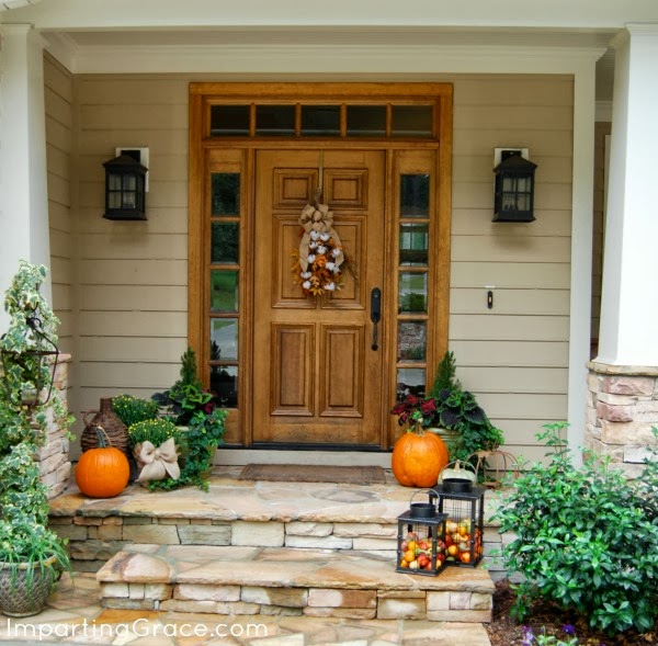 Imparting Grace: An Autumn front porch