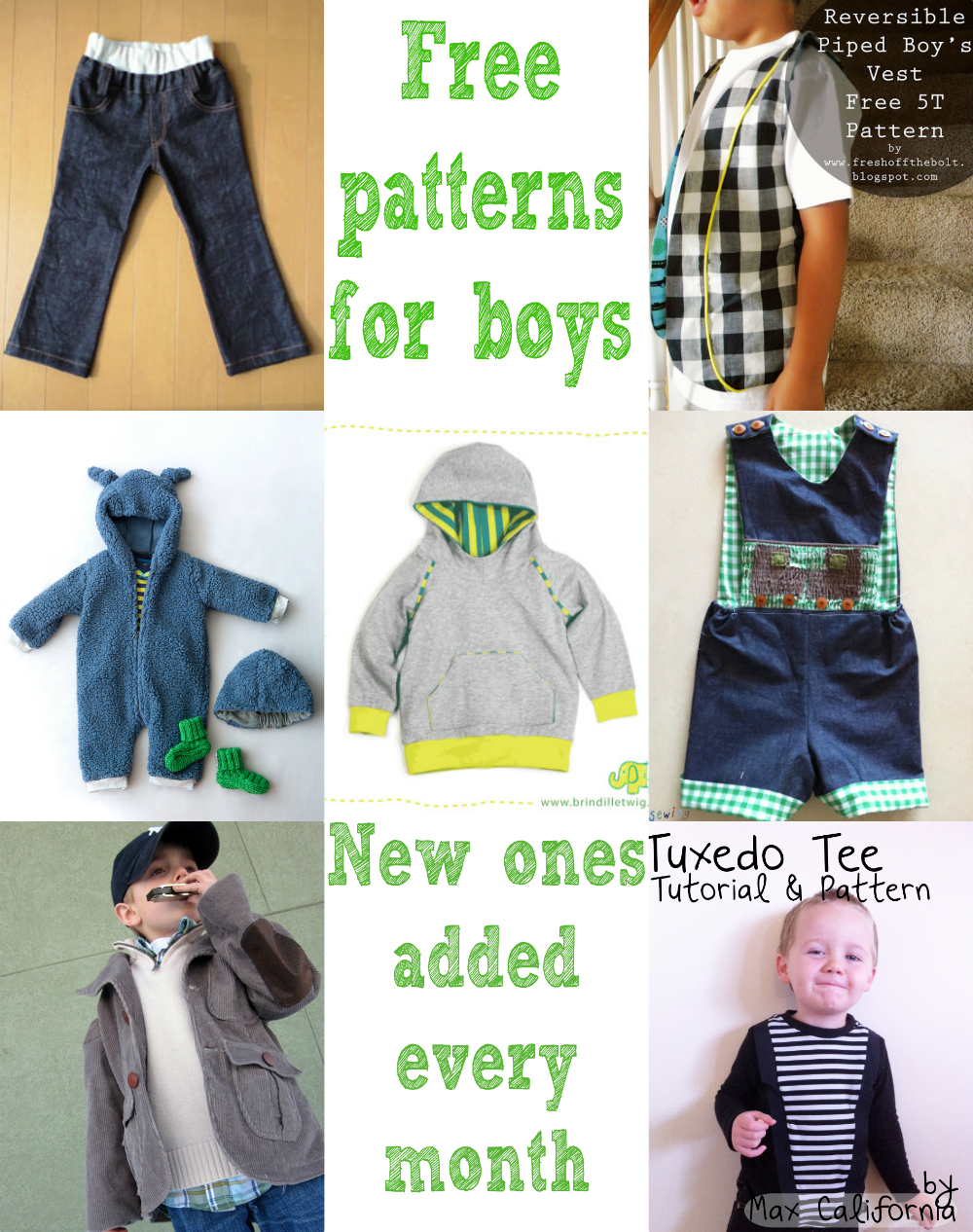 SeeMeSew: Free Pattern Page update!