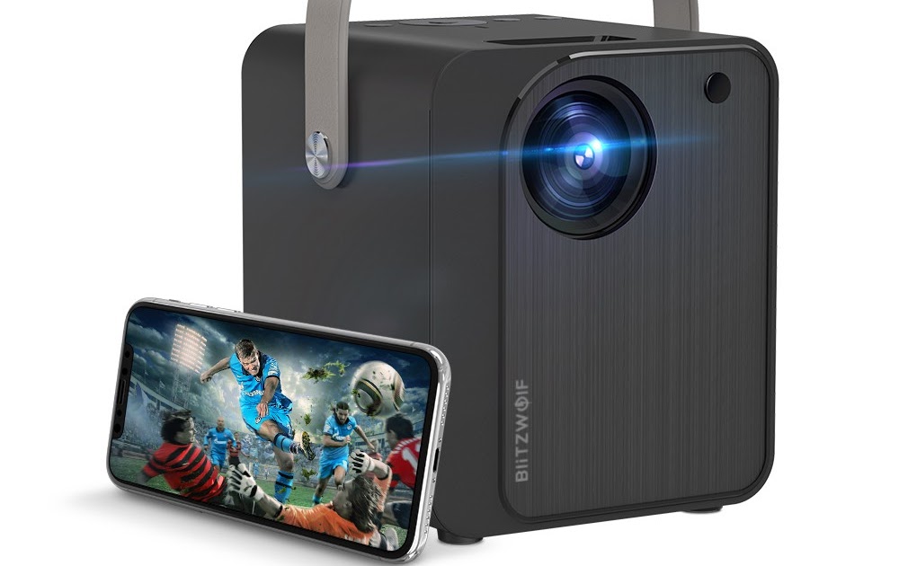 BlitzWolf® BW-VP7 5000 Lux Mini LED Wifi Projector Wireless Screen ...