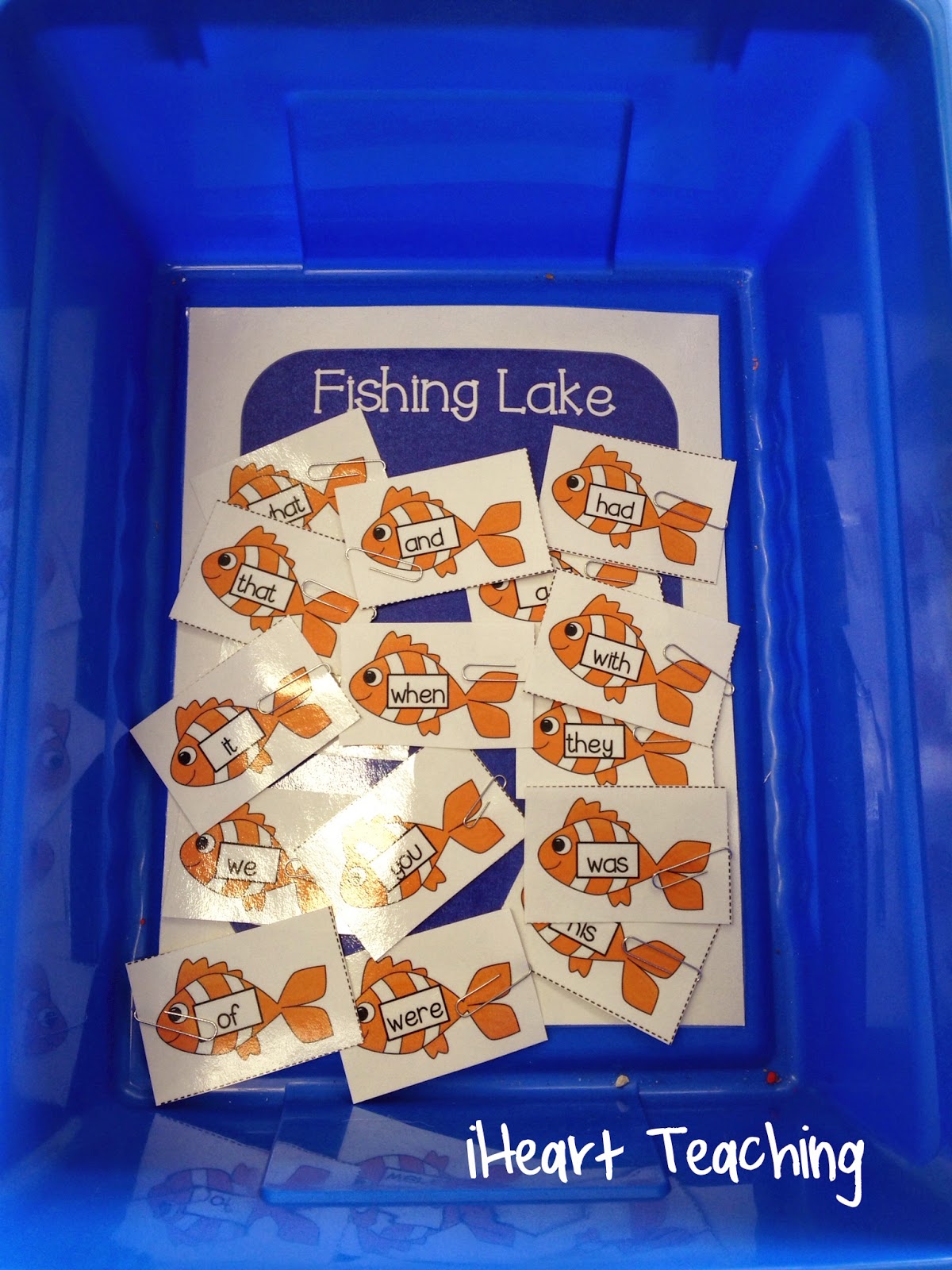 iHeart Teaching: Fishing For Sight Words!