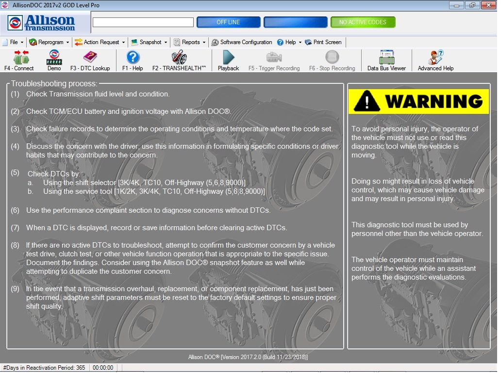 How to Connecting ALLISON Transmission using ALLISON DOC Software ...