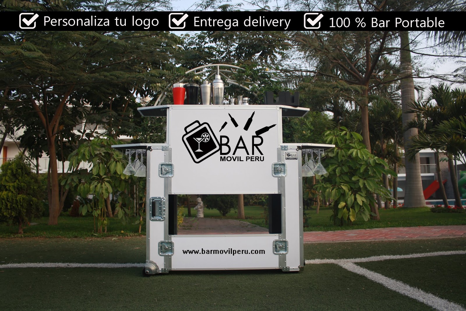 Barra Movil, Bar Portatil, Bares Profesionales, Portable Bar , Flair Bar