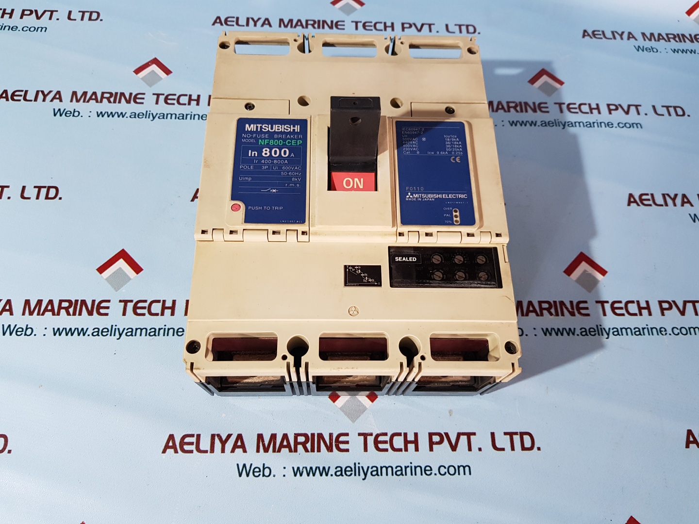 MITSUBISHI NF800-CEP MOLDED CASE CIRCUIT BREAKER - Aeliya Marine