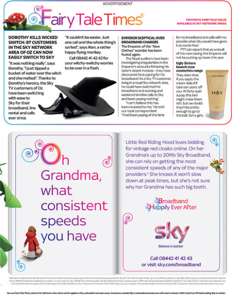 ONCE UPON A BLOG: Advertising From the (Unpublished) Vault: Sky ...