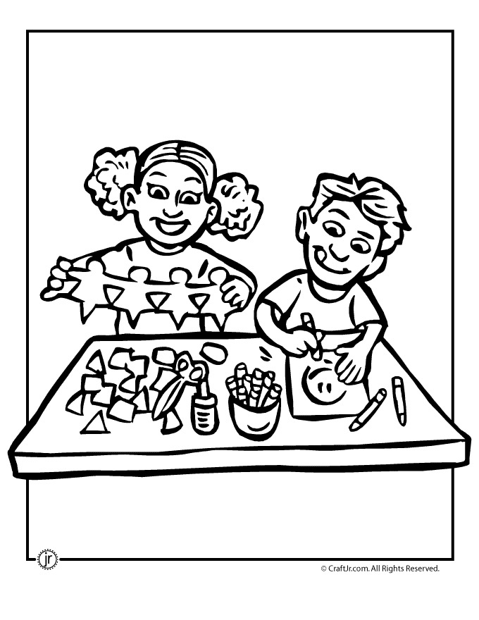 Arts And Crafts Coloring Pages ~ Coloring Pages
