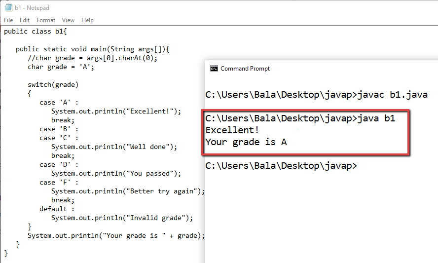 Java Decision Making Statements And Loops ~ Balas Trainee Portal