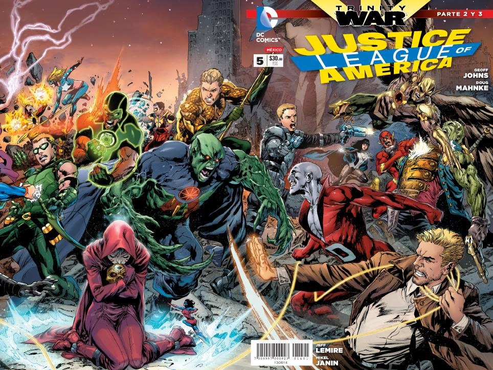 MARVELEANDO CON LOS HUEVONAZOS: Trinity War (DC Televisa)